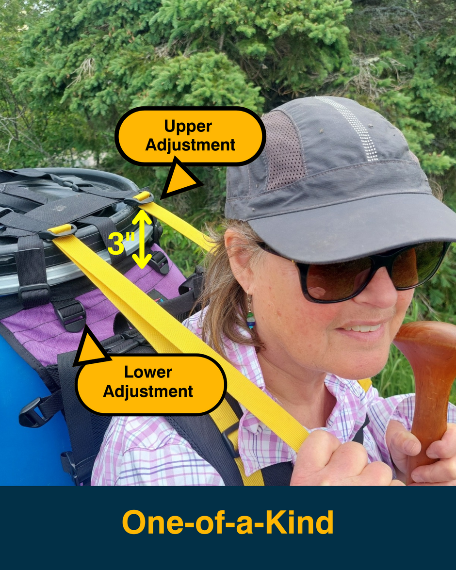CUSTOM-FIT Canoe packs / Barrel Harness / Canada – Ostrom Outdoors